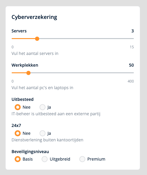 Bepaal je cybersecurity kosten met de cybersecurity calculator